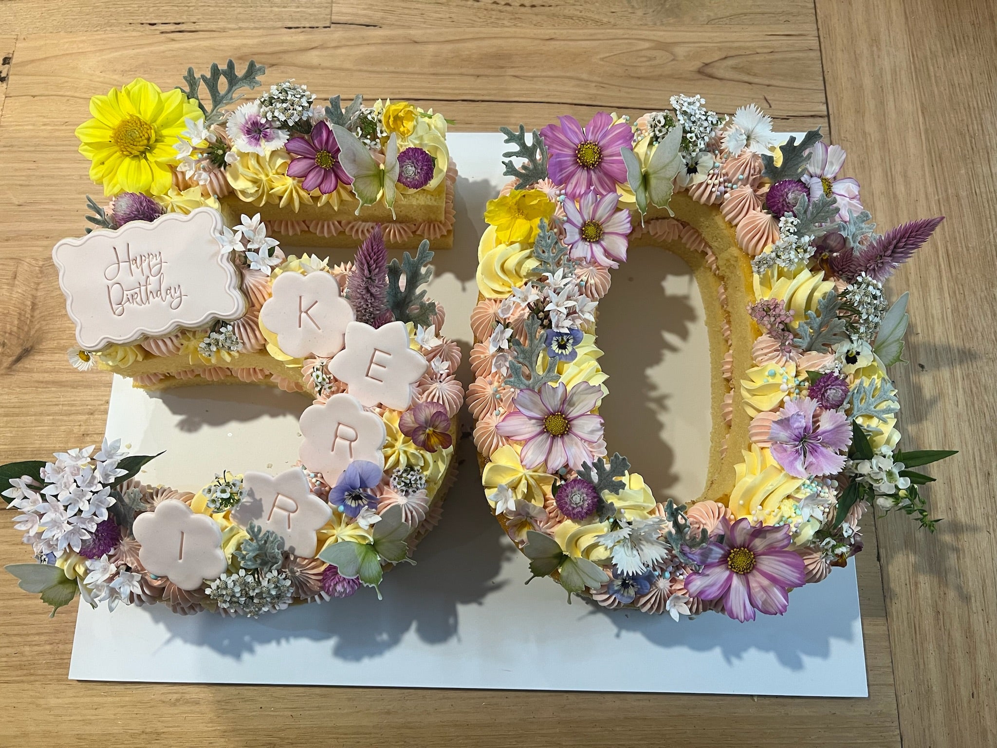 Double Digit Cake – Fondant and Flour