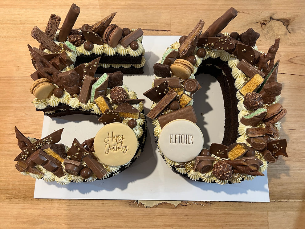 Double Digit Cake – Fondant and Flour